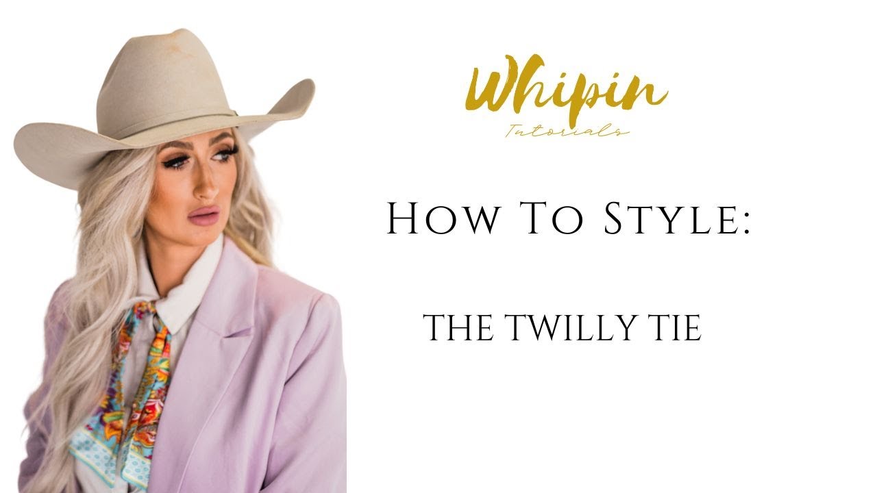 How to Style the Twilly Tie - YouTube