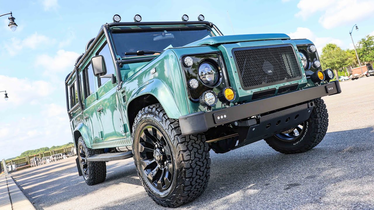 Fully RESTORED Land Rover DEFENDER 110 with LS3 Engine | ECD Automotive ...