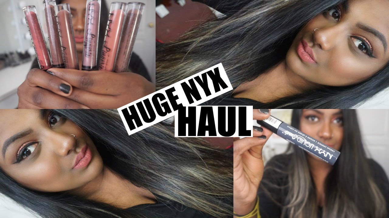 HUGE NYX HAUL | First Impressions + Mini Reviews - YouTube