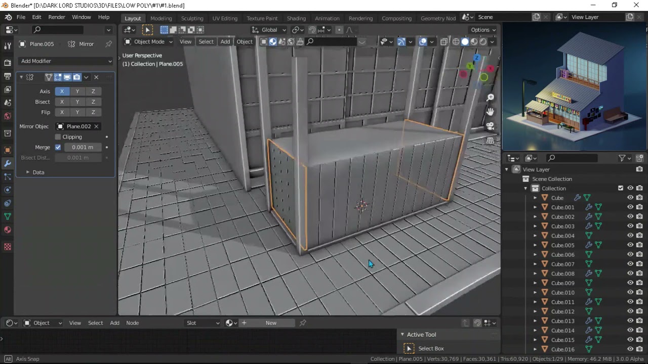 How to create a simple stall in blender 3d | #shorts - YouTube