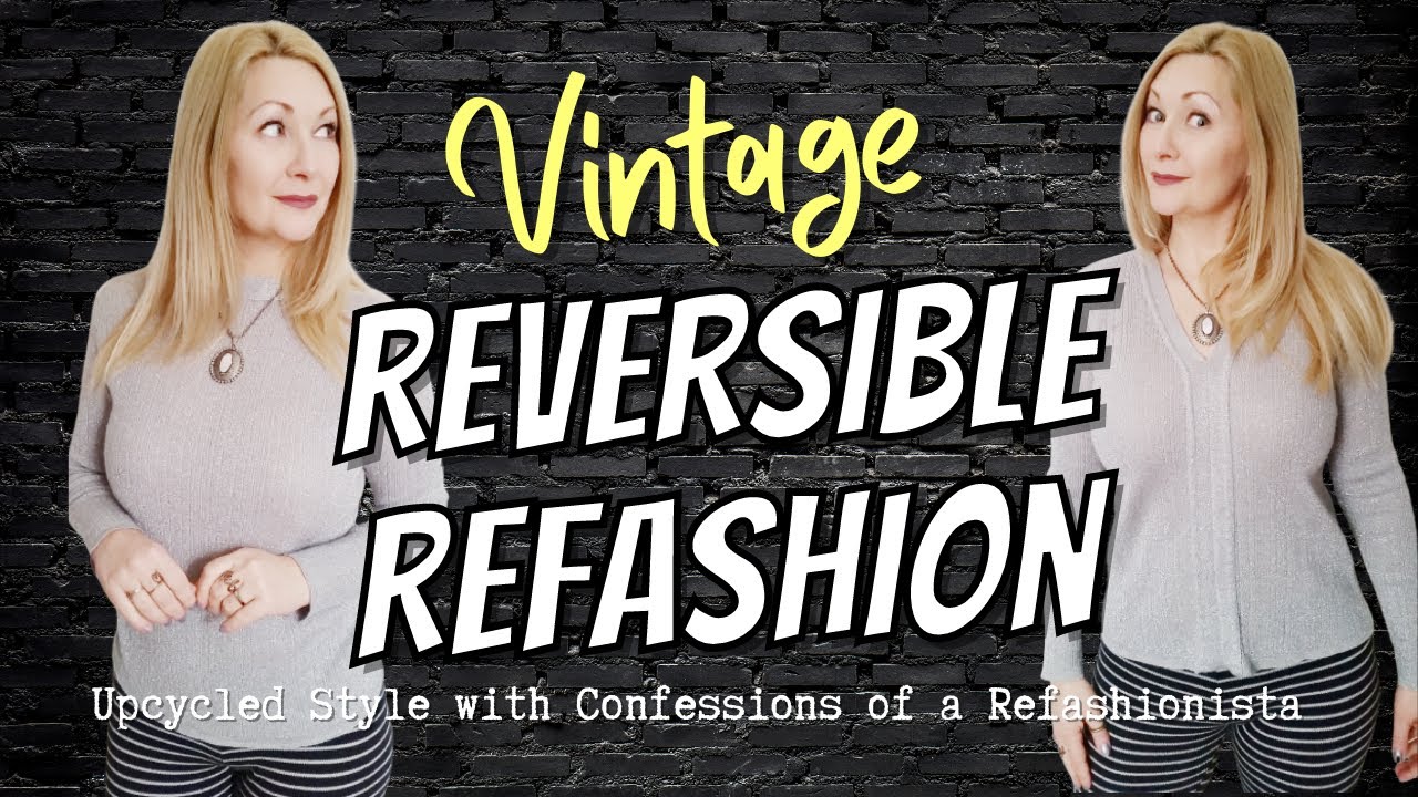 Very Easy DIY Reversible Top Refashion Tutorial - YouTube