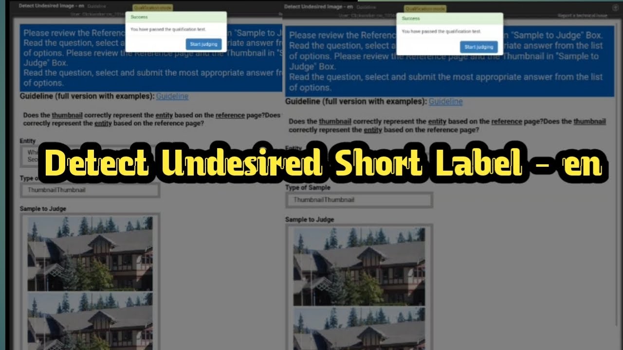 Detect Undesired Short Label - en|বাংলা টিউটিরিয়াল | UHRS Sheet BD ...