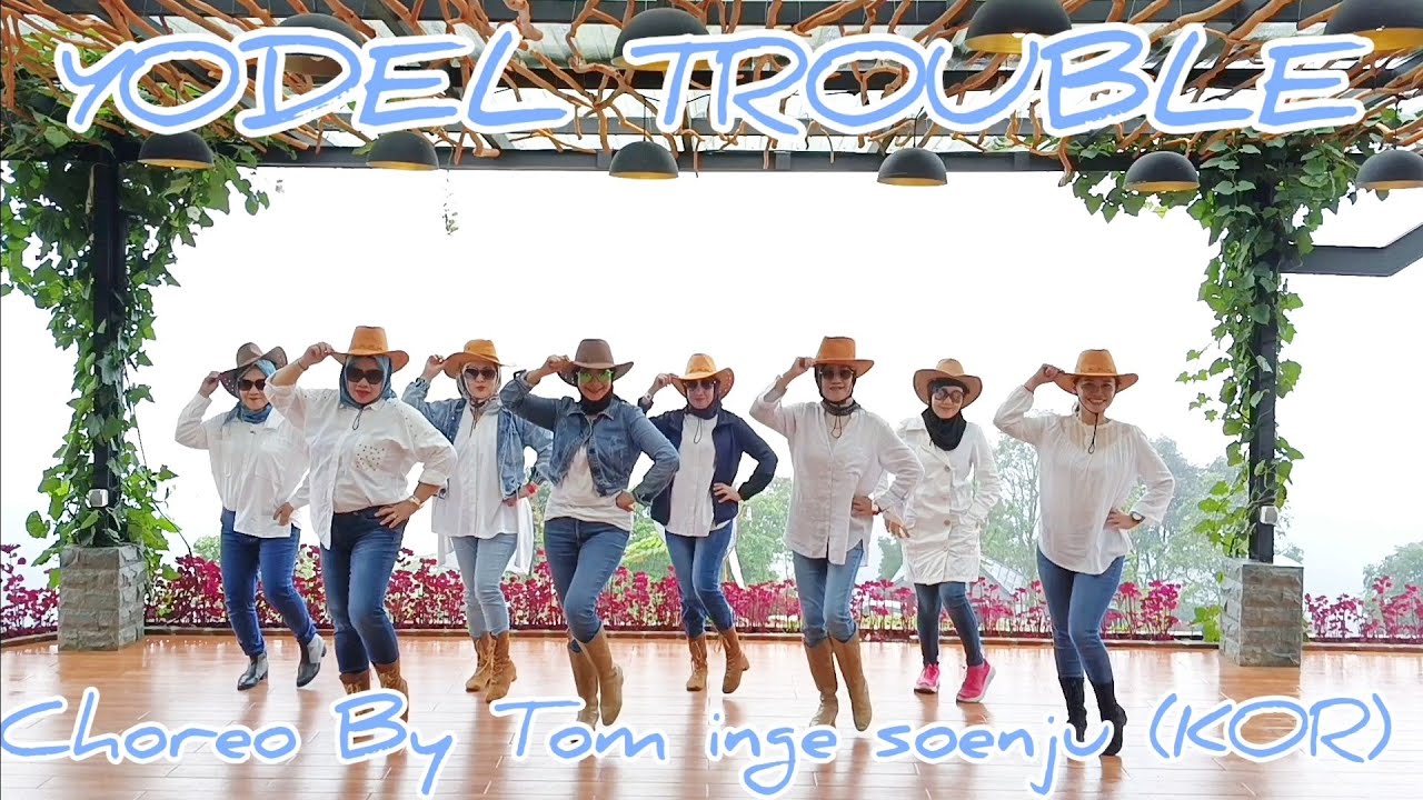 YODEL TROUBLE//BEGINNER//LINE DANCE//CHOREO BY TOM INGE SOENJU (NOR ...
