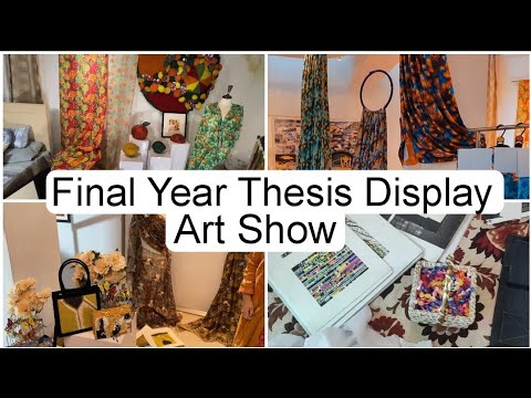 Final Year Thesis Display of Textile Designers|Superior University ...