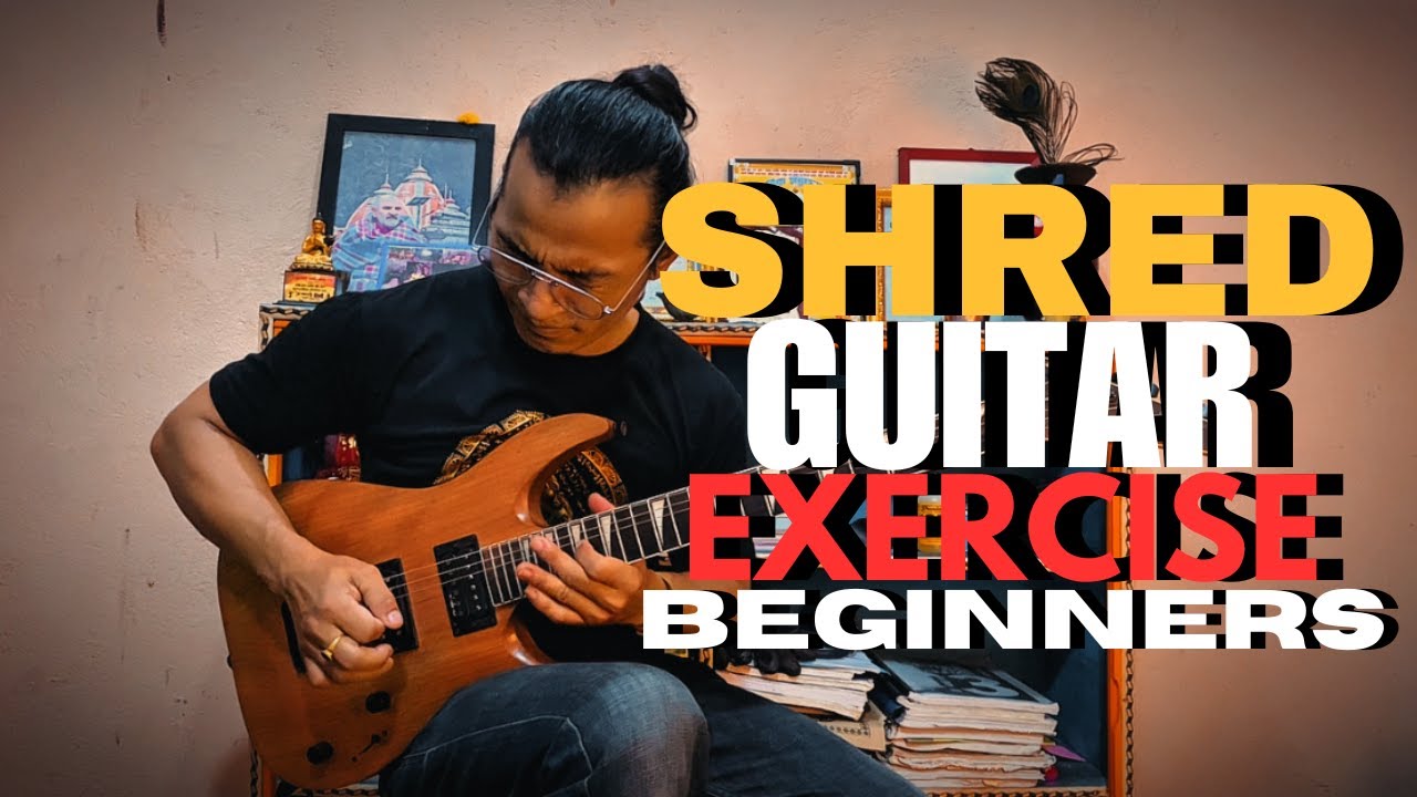 Shred Guitar Exercise For Beginners 2024 - YouTube