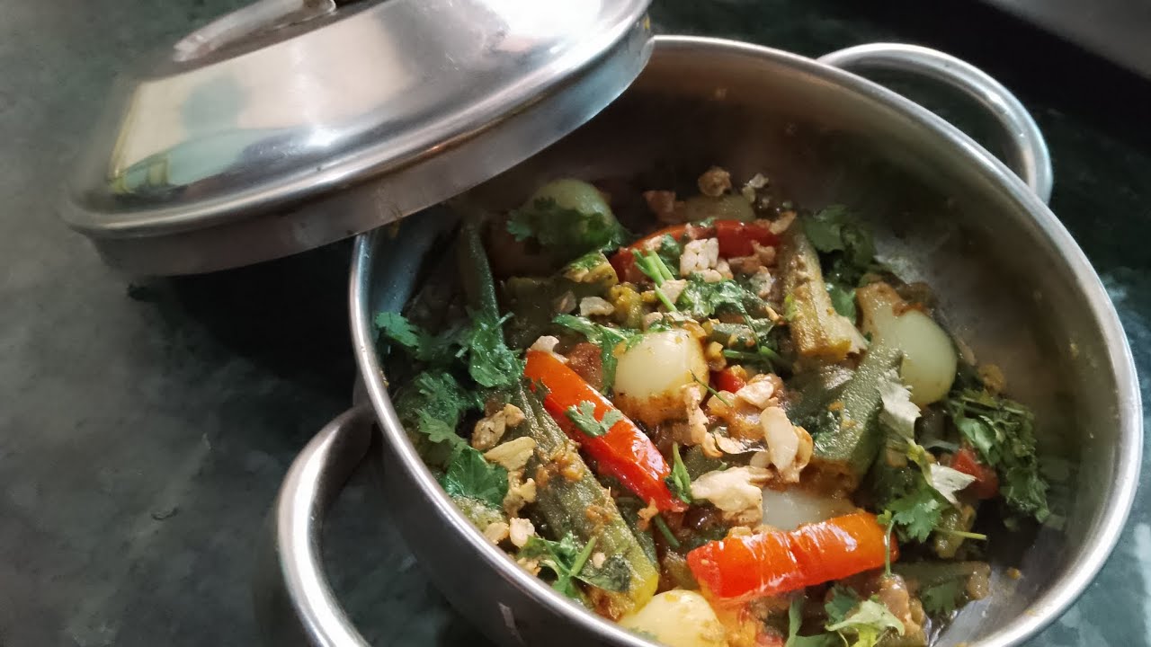 bhendi Kanda masala recipe - YouTube