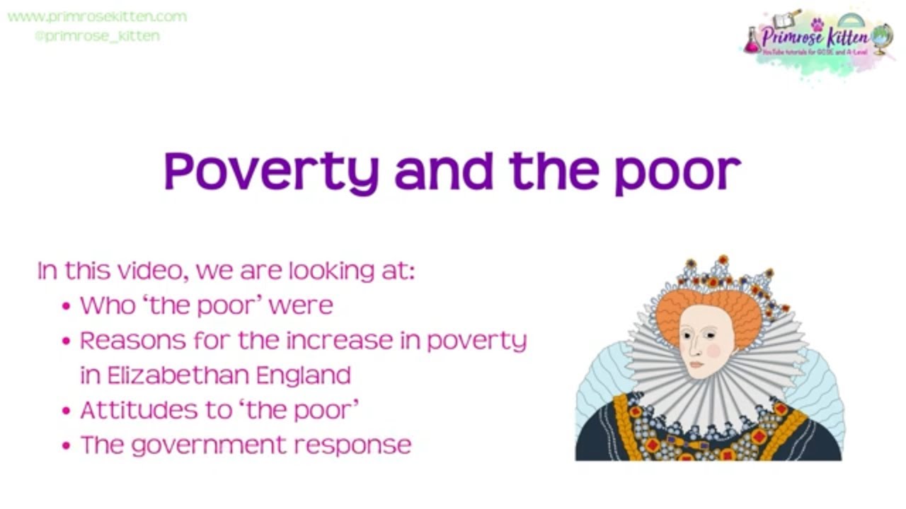 Poverty and the poor (Edexcel) | Elizabethan England | GCSE History ...
