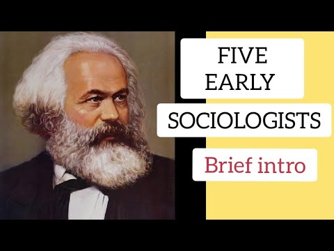 Intro. to Sociology | #university | Comte, Spencer, Marx, Durkheim ...