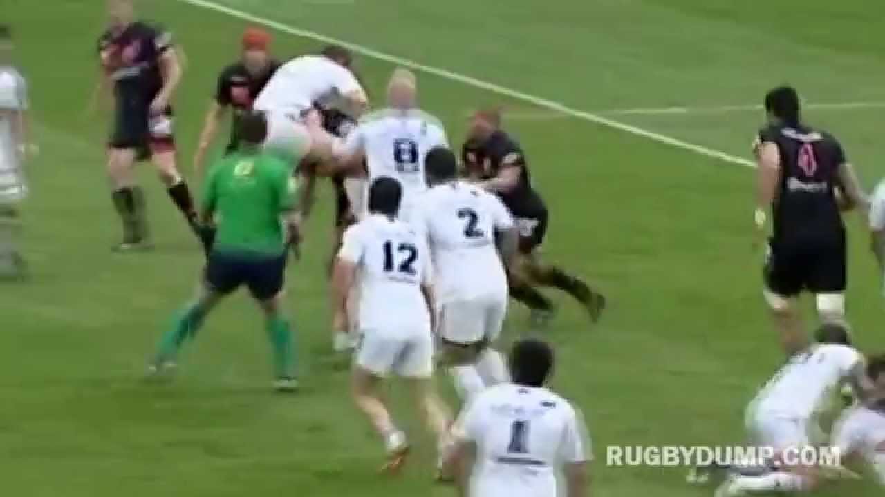 Sebastien Chabal's BIG driving tackle leads to sneaky Ricky Januarie ...