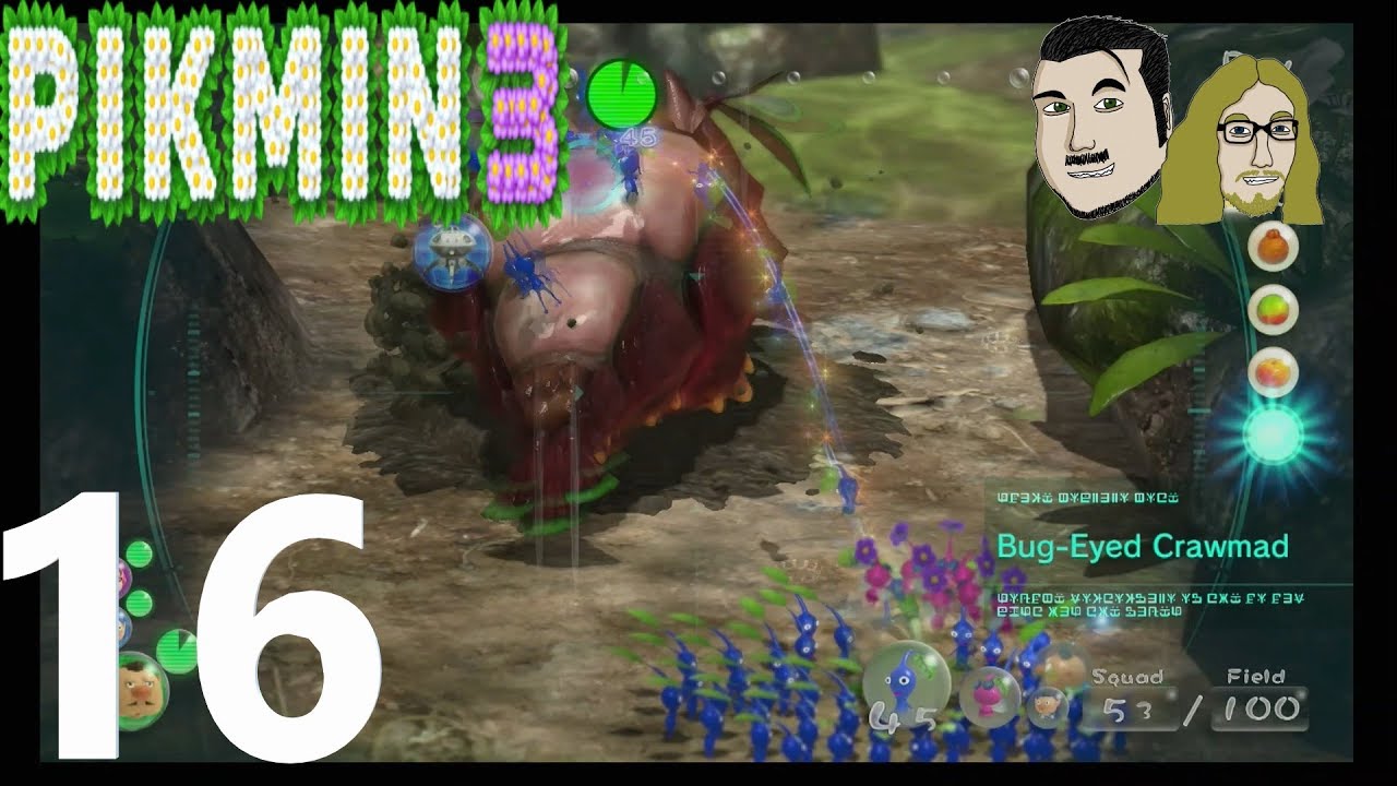 These Blue Pikmin Swim Now Pikmin 3 Episode 16 - YouTube