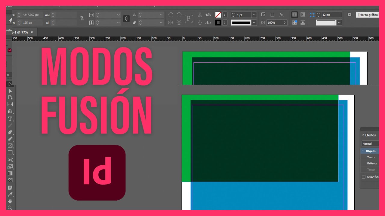 APLICAR MODOS de FUSIÓN en INDESIGN 🔥 - YouTube