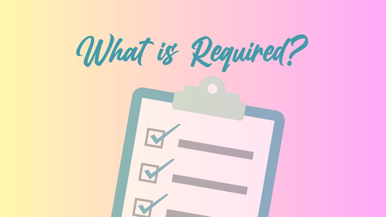 "What is Required?" - YouTube