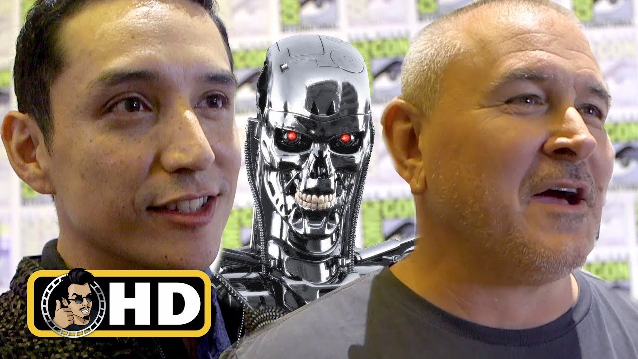 Cast & Director Exclusive TERMINATOR: DARK FATE Interviews (Comic-Con ...
