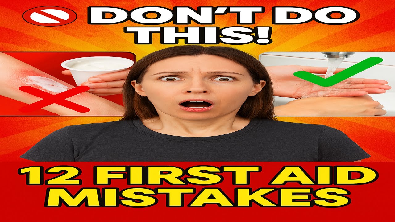 12 Dangerous First Aid Mistakes You Must Avoid! One Wrong Move Could Be ...