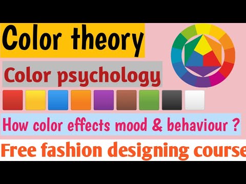 Psychology of color in fashion designing | रंगो का मनोविज्ञान | color ...