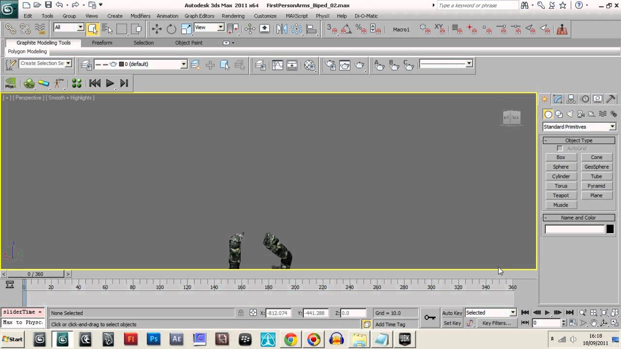 First person arms and weapon rig DEMO - YouTube