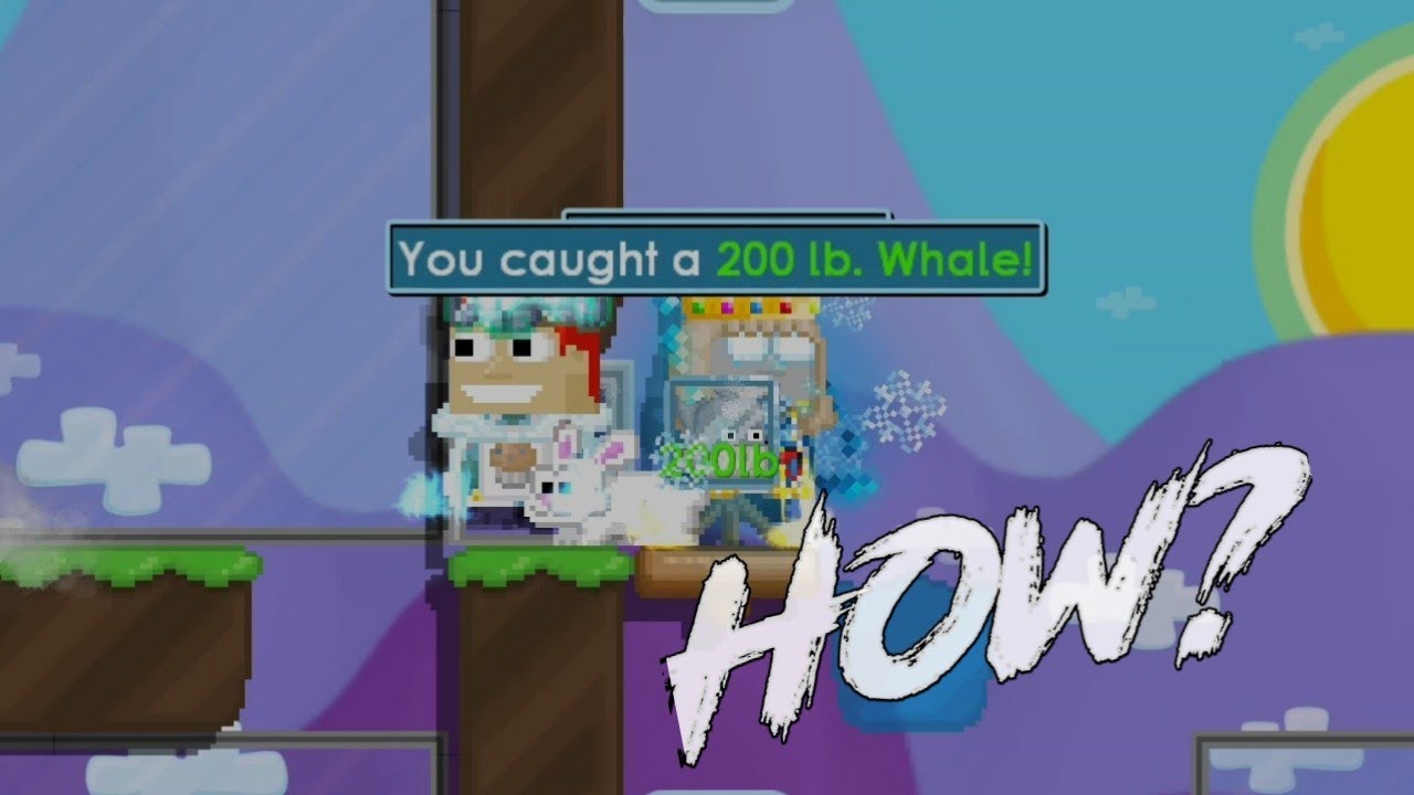 How to catch big fish in Growtopia 🐟🐟🐟 - YouTube