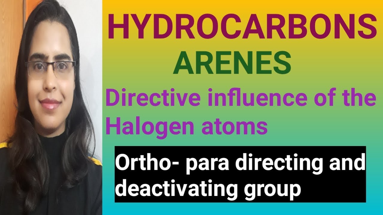 Ortho- para directing and Deactivating group(Halogens) - YouTube