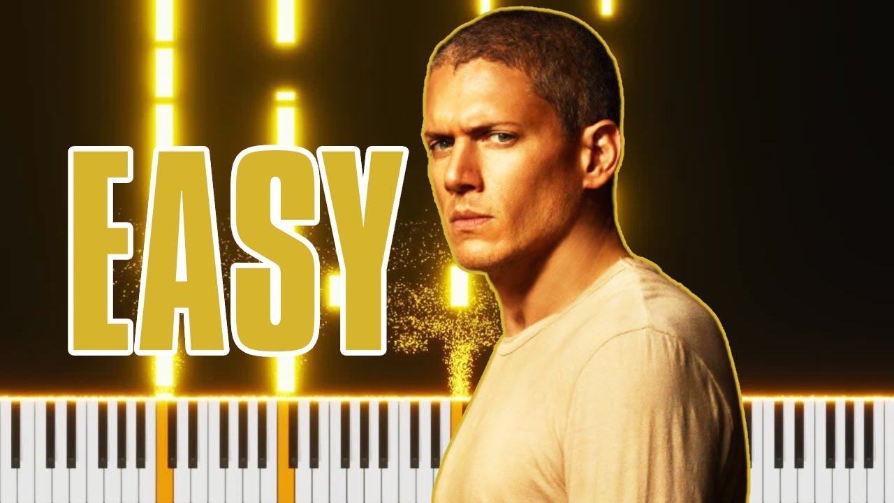 Prison Break - Main Theme | EASY Piano Tutorial - YouTube