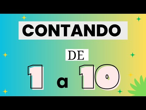 Contando de 1 a 10 / Contando de um a dez/ Aprendendo os números de um ...