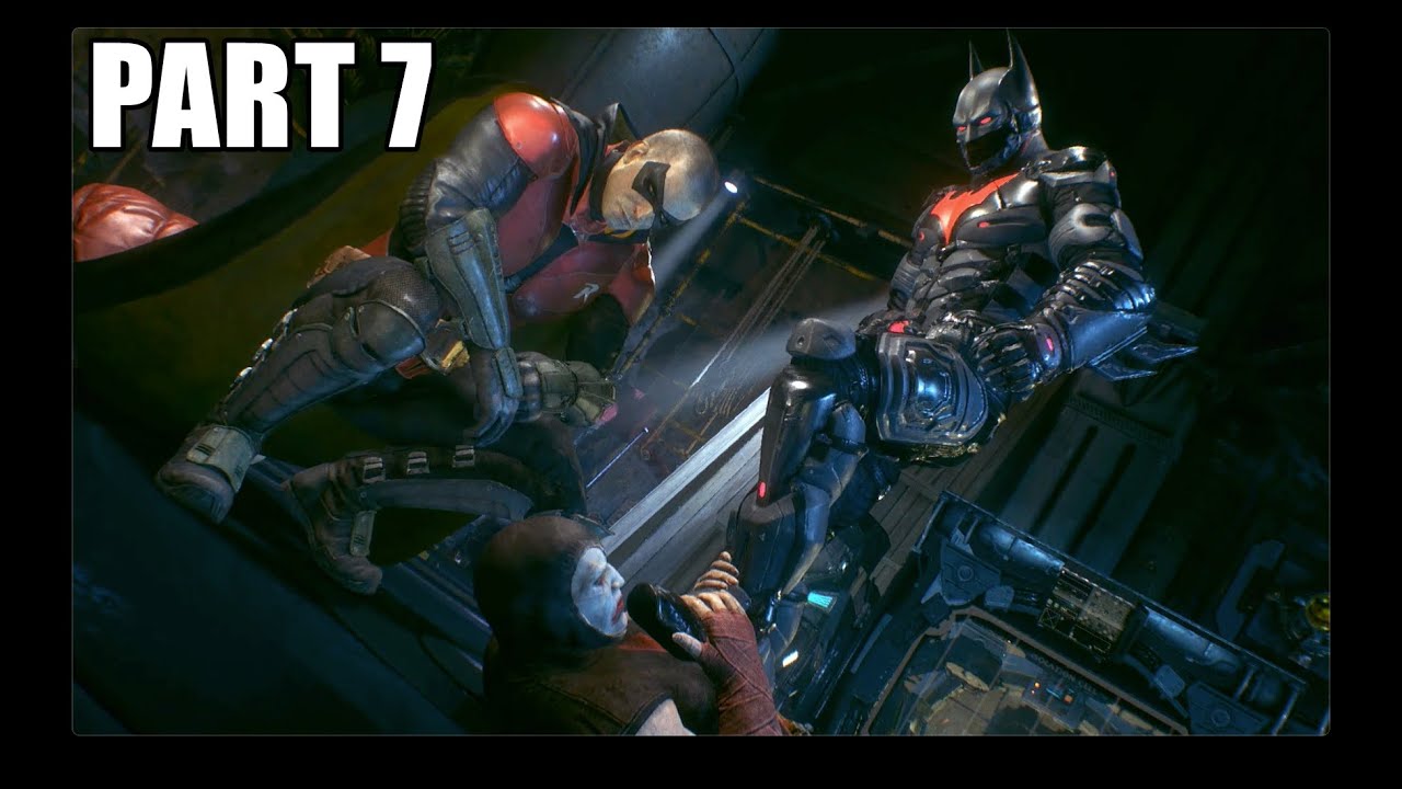 Batman: Arkham Knight | Batman Beyond Skin | Destroy Cobra Tanks ...