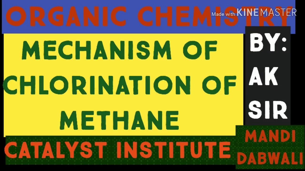Organic Chemistry Mechanism of Chlorination of Methane - YouTube