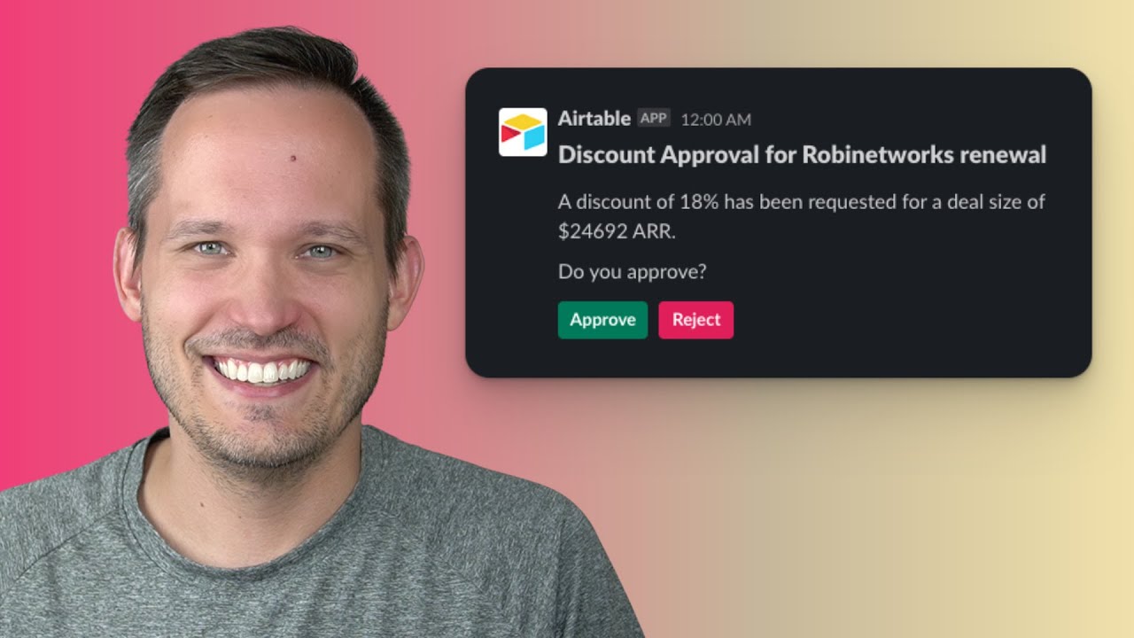 New Airtable Slack buttons to automate your approvals - YouTube