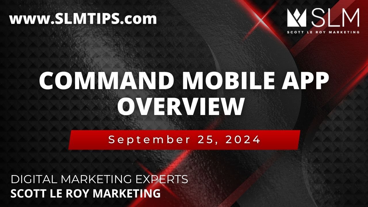 Command Mobile App Overview 9/25 - YouTube