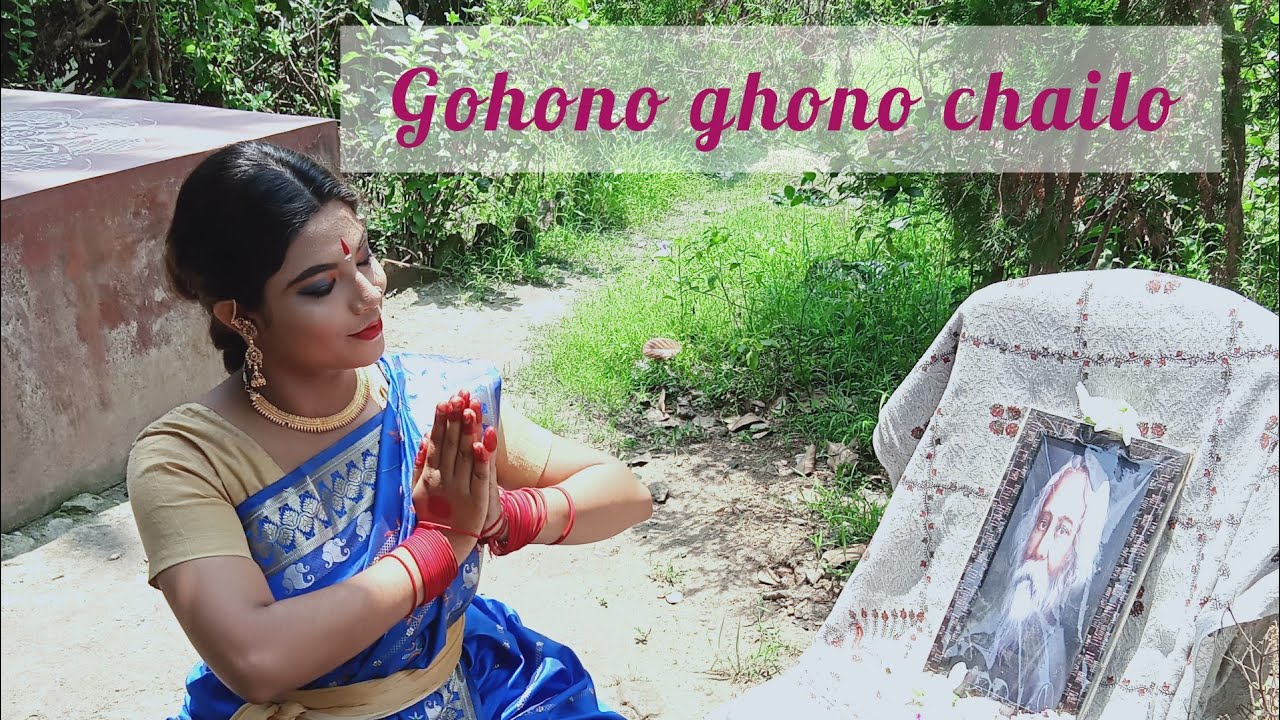 Gohono ghono chailo/Dance cover by Ankita Sarkar/Nrityadeep - YouTube