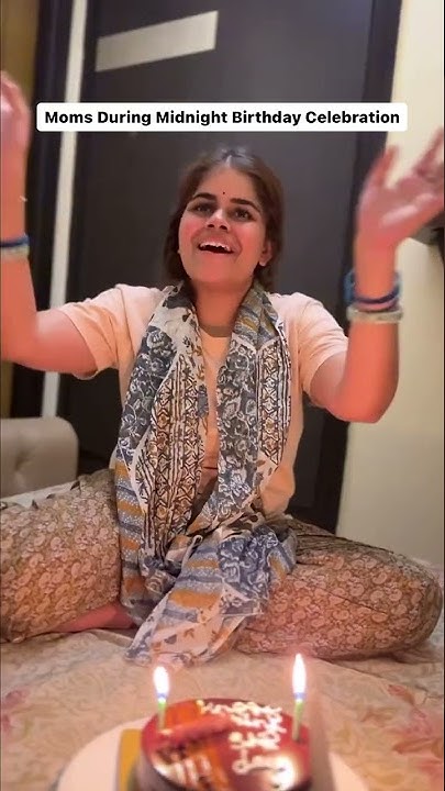 Moms During Midnight Birthday Celebration : Comedy Videos #shorts #comedy #dharna - YouTube