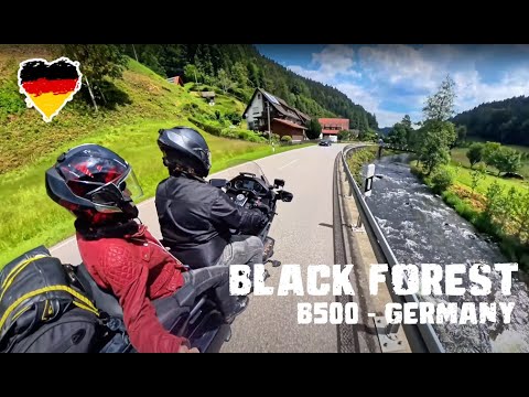 Goldwing Motorcycle Tour. B500 (Black Forest Ride) Germany - YouTube