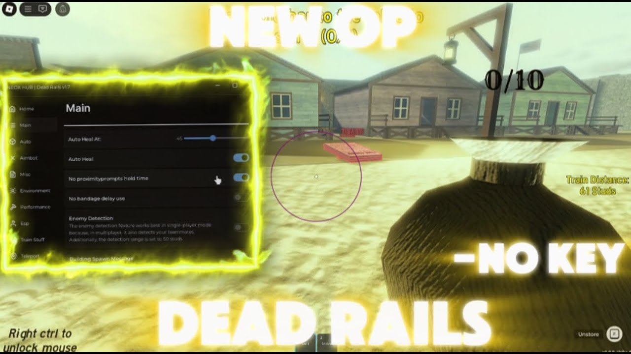 NEW UPDATE Dead Rails Script | OP Kill Aura, Auto Collect All Item ...