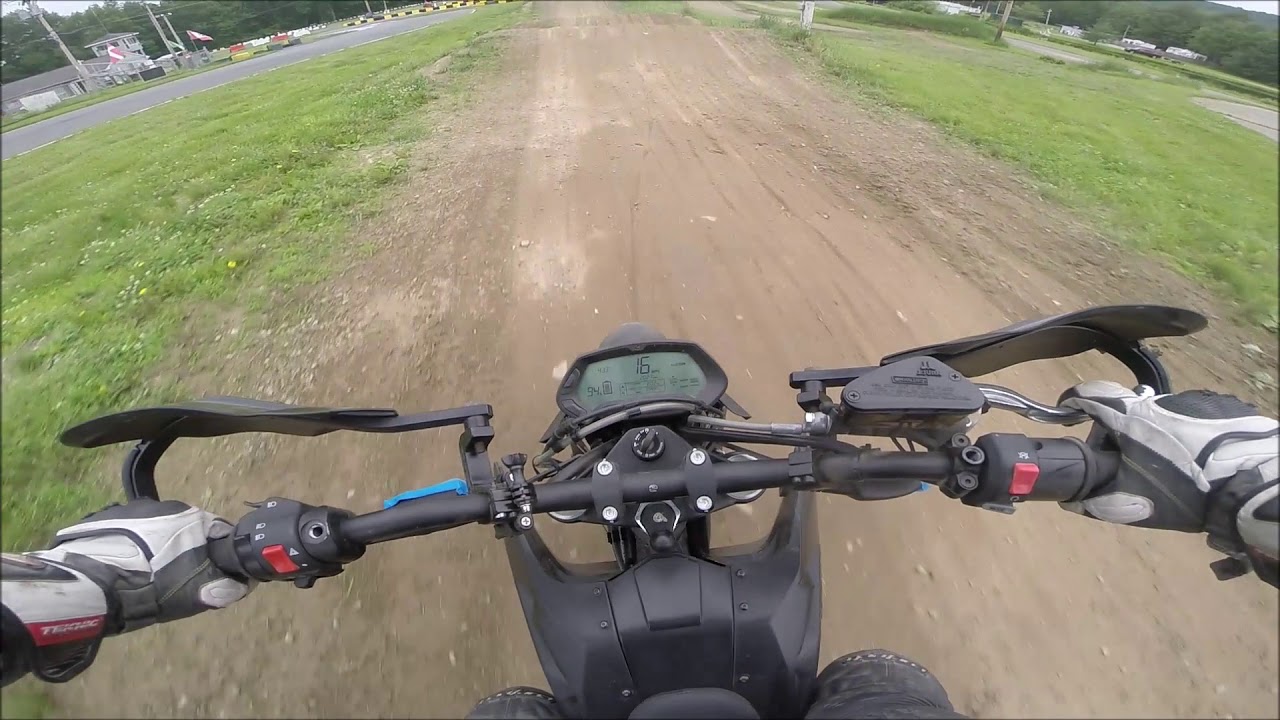 2016 Zero FXS (with chain kit) at Oakland Valley Race Park NE Supermoto ...