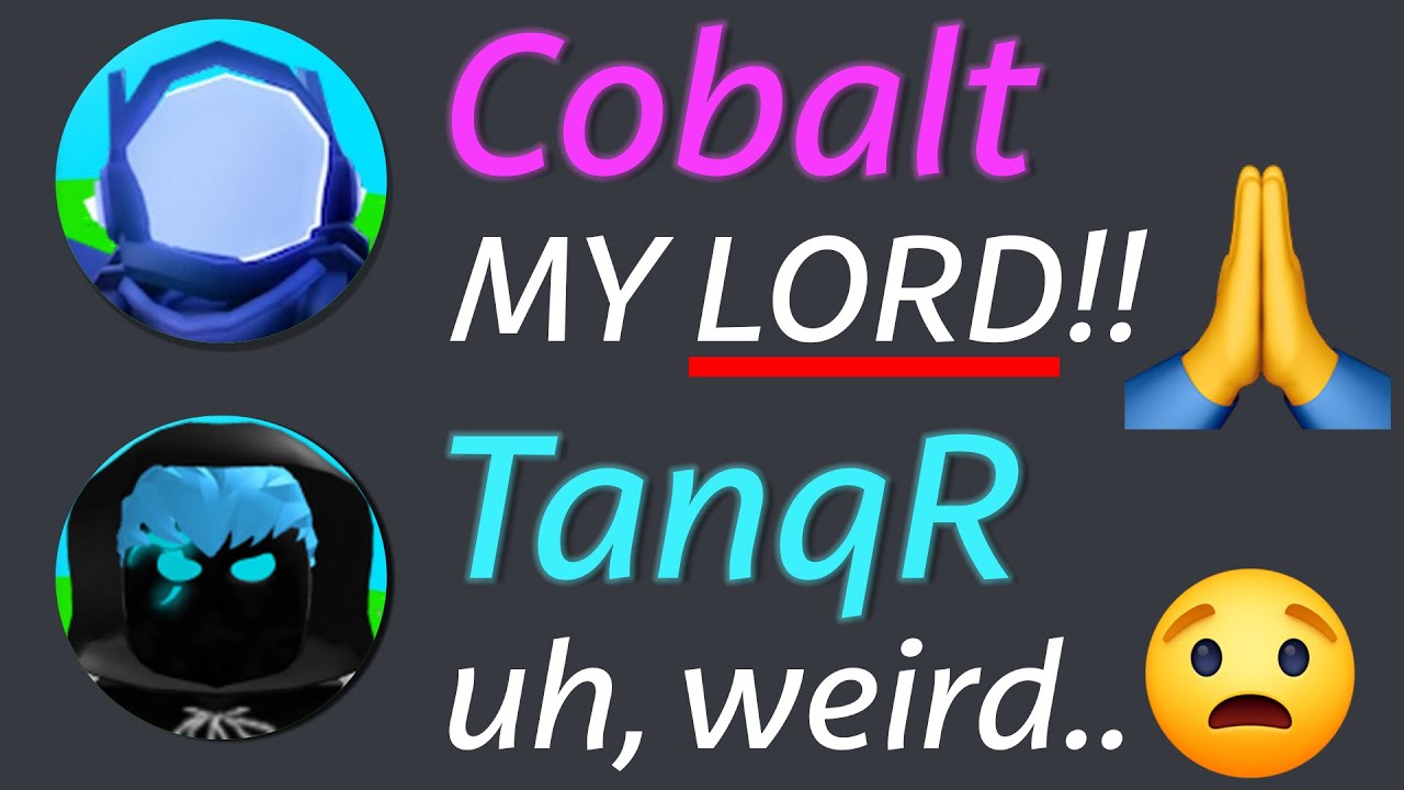 When Cobalt Kit Worships TanqR.. (Roblox BedWARS) - YouTube