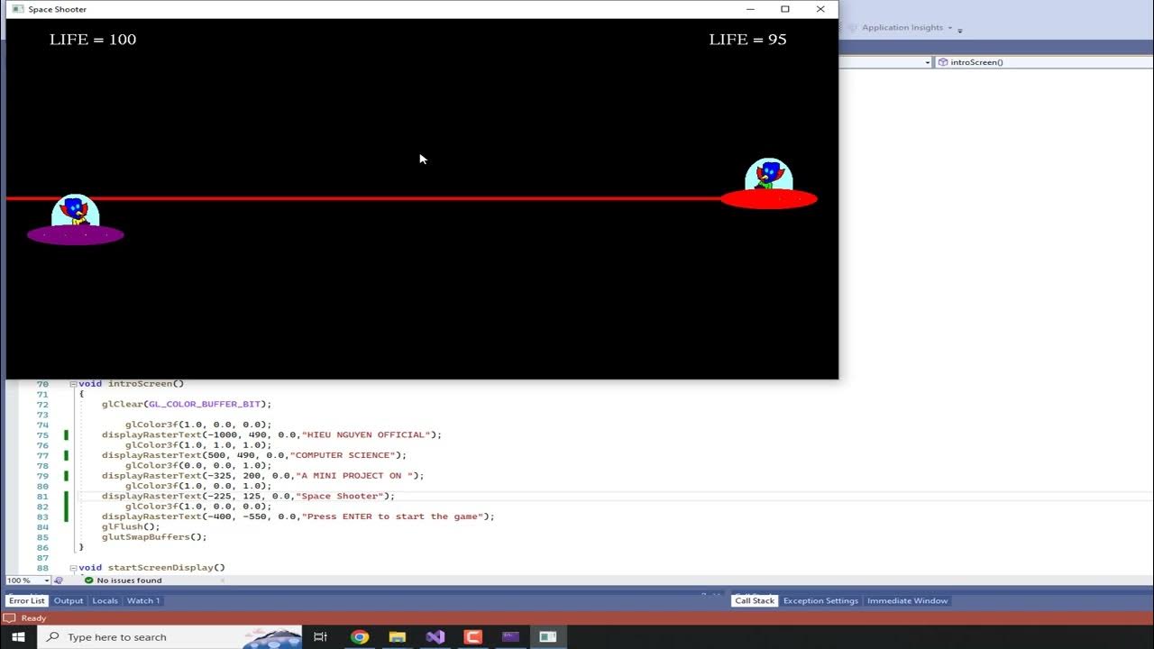 OpenGL - Game Shooter - YouTube