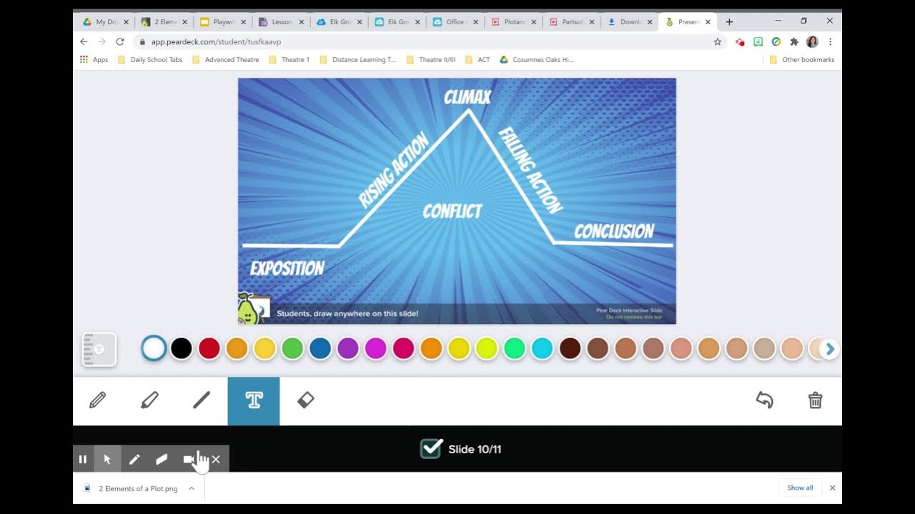 Adding Text to a Draw PearDeck Slide - YouTube