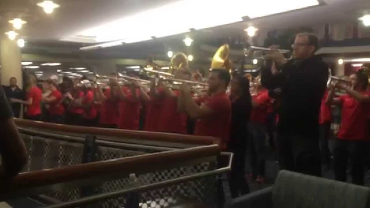 University of Houston Finals Mania 12/8/14 Marching Band - YouTube