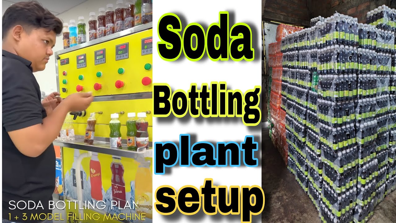 Soda bottling plant factory setup | Raw material of soda plant , Cap ...