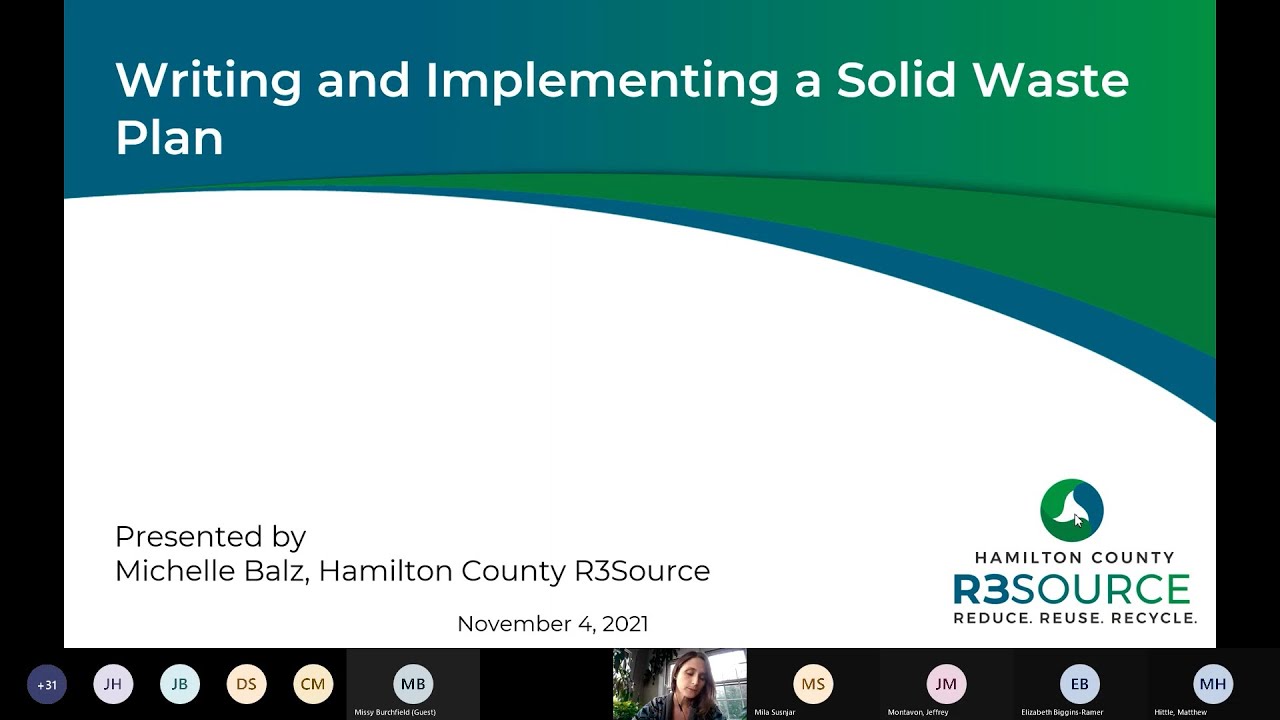 Solid Waste Management District New Coordinator Training Panel Sessions ...