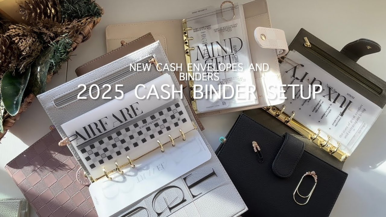 NEW 2025 BINDER SETUP | CONSISTENCY IS THE GOAL | DECORATING MY CASH ...