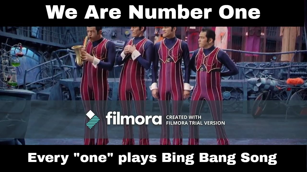 We Are Number One but every "one" plays the Bing Bang Song - YouTube