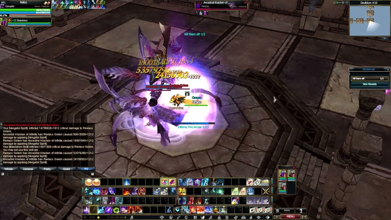 Rappelz Gambit Corruptor 185 solo s6 devildom - YouTube