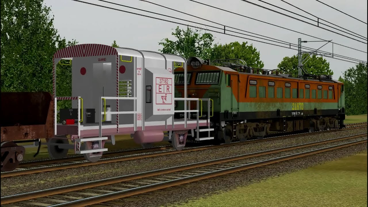MSTS Broad Gauge Productions's LOCO WCAM BL WCAM 2P 21870 with BRNA ...