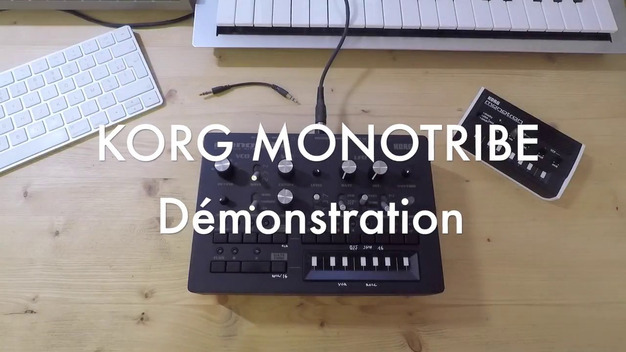 KORG MONOTRIBE 2 Démonstration - YouTube