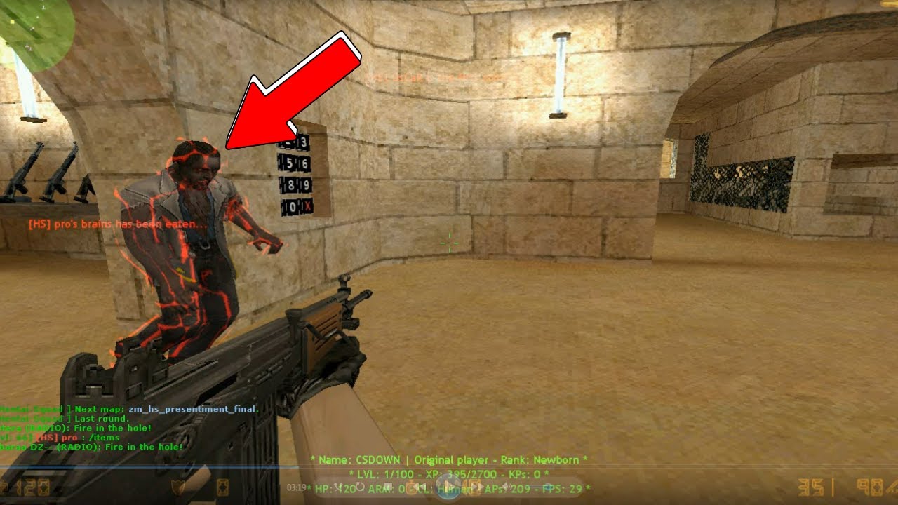 Zombie Apocalypse in Counter Strike 1.6 - Ultimate Survival Challenge ...