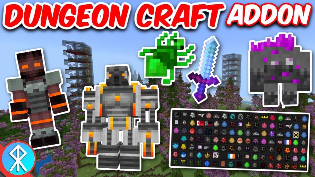 DUNGEON CRAFT Addon | Bedrock/MCPE/Xbox Minecraft - YouTube