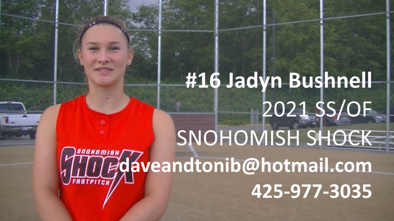 Jadyn Bushnell Softball Skills Video - YouTube