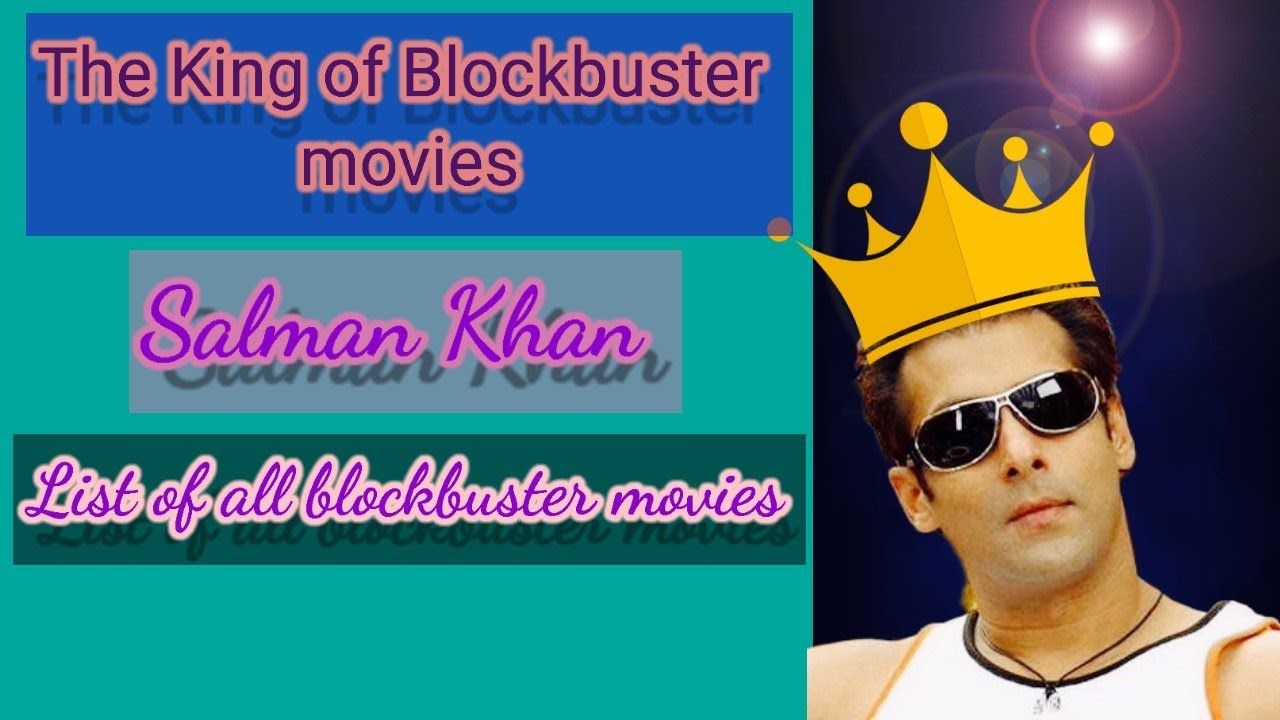 List of all 15 blockbuster movies of salman khan - YouTube