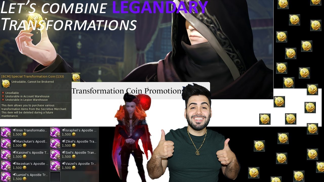 Aion 7.7 Legendary transformation combination! - YouTube