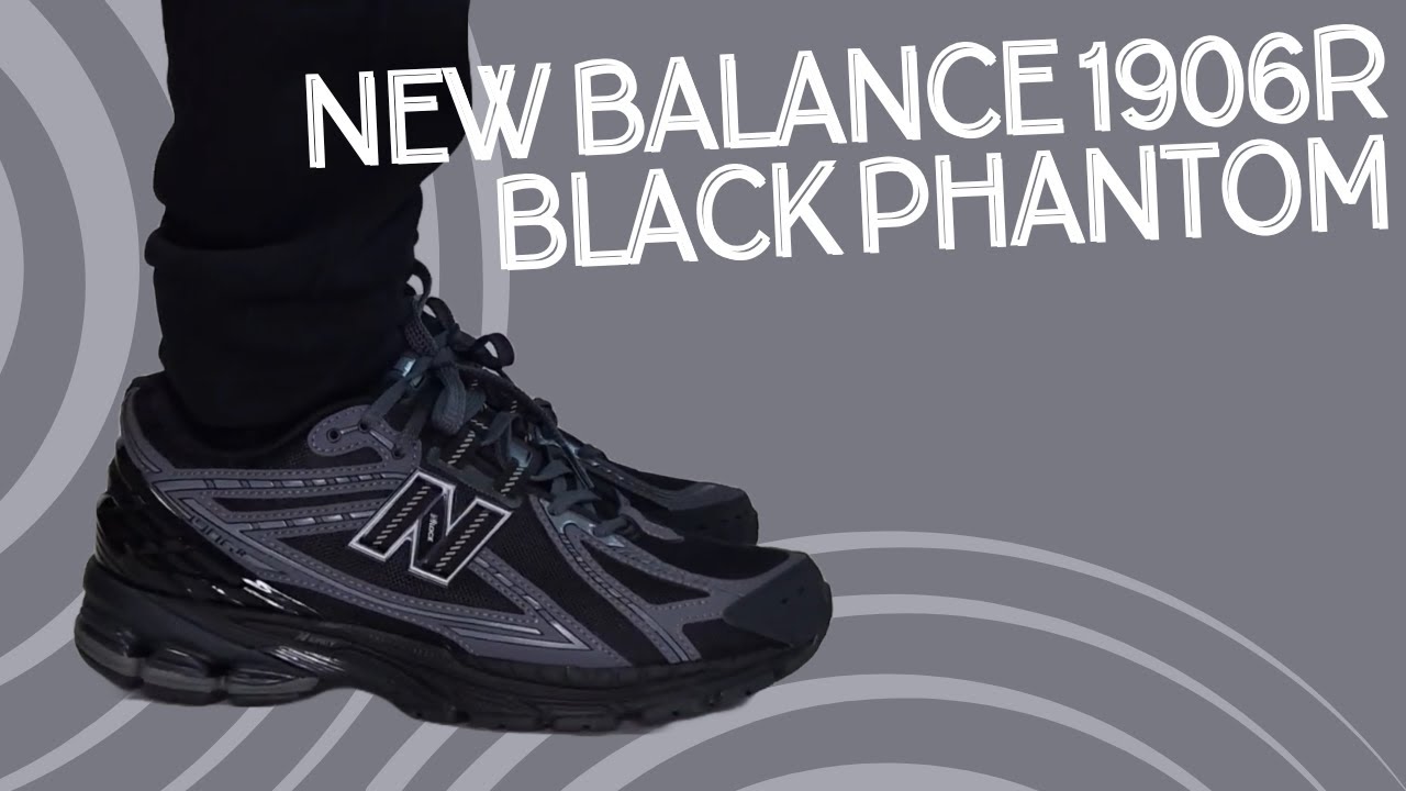 New Balance 1906R Black Phantom On Foot | Detailed Look | M1906RLB | # ...